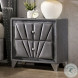 Carissa Gray Upholstered Nightstand | HomeGalleryStores.com | CM7164N
