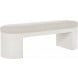 Axiom Linear White Bench from Bernhardt Furniture | Coleman Furniture