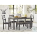 Bridson Gray 6 Piece Rectangular Dining Room Set | HomeGalleryStores ...