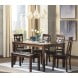 Bennox Brown 6 Piece Rectangular Dining Room Set from Ashley ...