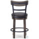 Caitbrook Gray Upholstered Swivel Bar Stool from Ashley | Coleman Furniture
