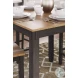 Gesthaven Natural And Brown 5 Piece Counter Height Dining Set From Ashley Furniture | Coleman ...