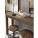Torjin Brown and Gray Long Counter Height Dining Table from Ashley ...