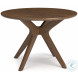 Lyncott Medium Brown Round Dining Table From Ashley Furniture | Coleman ...
