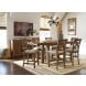 Moriville Grayish Brown Extendable Counter Height Dining Room Set from ...