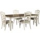 Realyn Chipped White Extendable Rectangular Dining Table from Ashley | Coleman Furniture