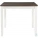Kona Brown and White 5 Piece Counter Height Dining Room Set from ...