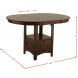 Sam Cherry Extendable Trestle Storage Pub Dining Table from Elements ...