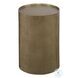 Adrina Antique Gold Drum Accent Table From Uttermost | Coleman Furniture
