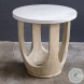 Tatli Light Oatmeal And Natural Ivory Side Table From Uttermost ...