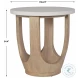 Tatli Light Oatmeal And Natural Ivory Side Table From Uttermost ...