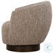 Dunes White Cocoa And Rust Swivel Chair From Uttermost | Coleman Furniture
