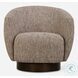 Dunes White Cocoa And Rust Swivel Chair From Uttermost | Coleman Furniture