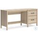 Battelle Tan Desk From Ashley Furniture | Coleman Furniture