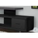 2575 Black and Grey 60"L TV Stand from Monarch | Coleman Furniture
