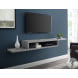 Wall Mounted Laminated Skyline Gray 72" Asymmetrical Console Table from ...