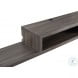 Wall Mounted Laminated Skyline Gray 72" Asymmetrical Console Table from ...