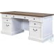 Durham Weathered White 66" Executive Desk from Martin Furniture ...