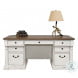 Durham Weathered White 66" Executive Desk from Martin Furniture ...