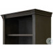 Kingston Dark Brown Bookcase With Doors From Martin Furniture | Coleman ...