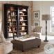 Toulouse Aged Ebony Bookcase from Martin Furniture | Coleman Furniture
