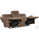 Wheeler Brown Power Reclining Sofa With Power Headrest From Hooker ...