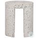 Lyon White Outdoor Stool from Moes Home | Coleman Furniture