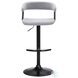 Calista Light Gray Adjustable Swivel Bar Stool From Armen Living ...