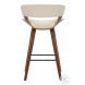 Jagger Cream Faux Leather 26" Counter Height Stool from Armen Living ...