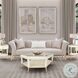 Yvette Medium Champagne Sofa From Aico | Coleman Furniture