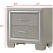 Glamour Champagne Nightstand from Elements Furniture | Coleman Furniture
