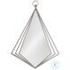 Metro Silver Chanda Wall Mirror from Bassett Mirror | Coleman Furniture