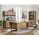 Mason Light Brown Double Pedestal Desk From Martin Furniture | Coleman ...