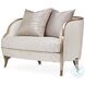 Malibu Crest Cloud White Chair And A Half From Aico | Coleman Furniture