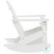 Sundown Treasure White Outdoor Rocking Chair From Ashley Furniture ...