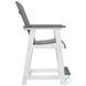 Transville Gray And White Outdoor Counter Height Bar Stool Set of 2 ...
