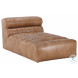Ramsay Tan Leather Chaise From Moes Home | Coleman Furniture