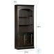 Roanoke Black Bookcase from Coleman Furniture | Coleman Furniture