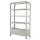 Crest Cerused White Bookcase From With a minimal silhouette, open ...