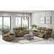 Tasso Sorrento Brown Reclining Sofa with Drop Down Table From Picket ...
