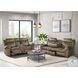 Tasso Sorrento Brown Reclining Sofa with Drop Down Table From Picket ...