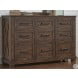 Sun Valley Rustic Timber 9 Drawer Dresser from A-America | Coleman ...