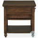 Cottage Lane Coffee Wood Rectangular End Table | HomeGalleryStores.com ...