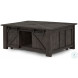 Garrett Weathered Charcoal Wood Rectangular Casters Lift-Top Cocktail ...