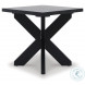 Joshyard Black End Table From Ashley Furniture | Coleman Furniture