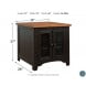 Valebeck Black and Brown Square Lift Top Occasional Table Set from ...