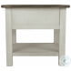 Bolanburg Antique White Weathered Gray Rectangular End Table from Ashley | Coleman Furniture