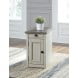 Bolanburg Antique White Weathered Gray Chair Side End Table from Ashley ...