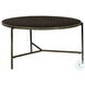 Doraley Brown And Grey Round Cocktail Table From Ashley Furniture ...
