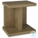 Brinstead Light Brown Chairside End Table From Ashley Furniture ...